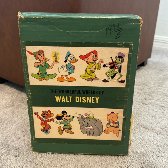 Disney | Other | The Wonderful Worlds Of Walt Disney Book Set | Poshmark